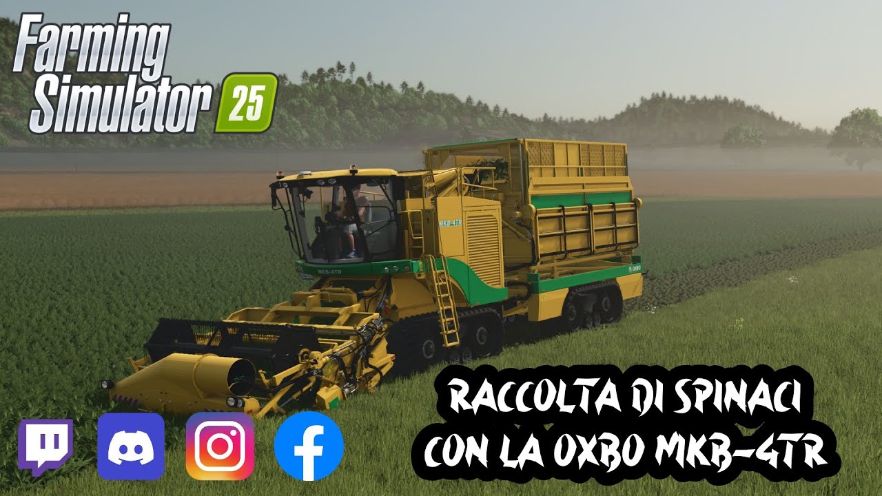 FARMING SIMULATOR 25 - HUTAN PANTAI - #12 - Raccolta di spinaci con la ...
