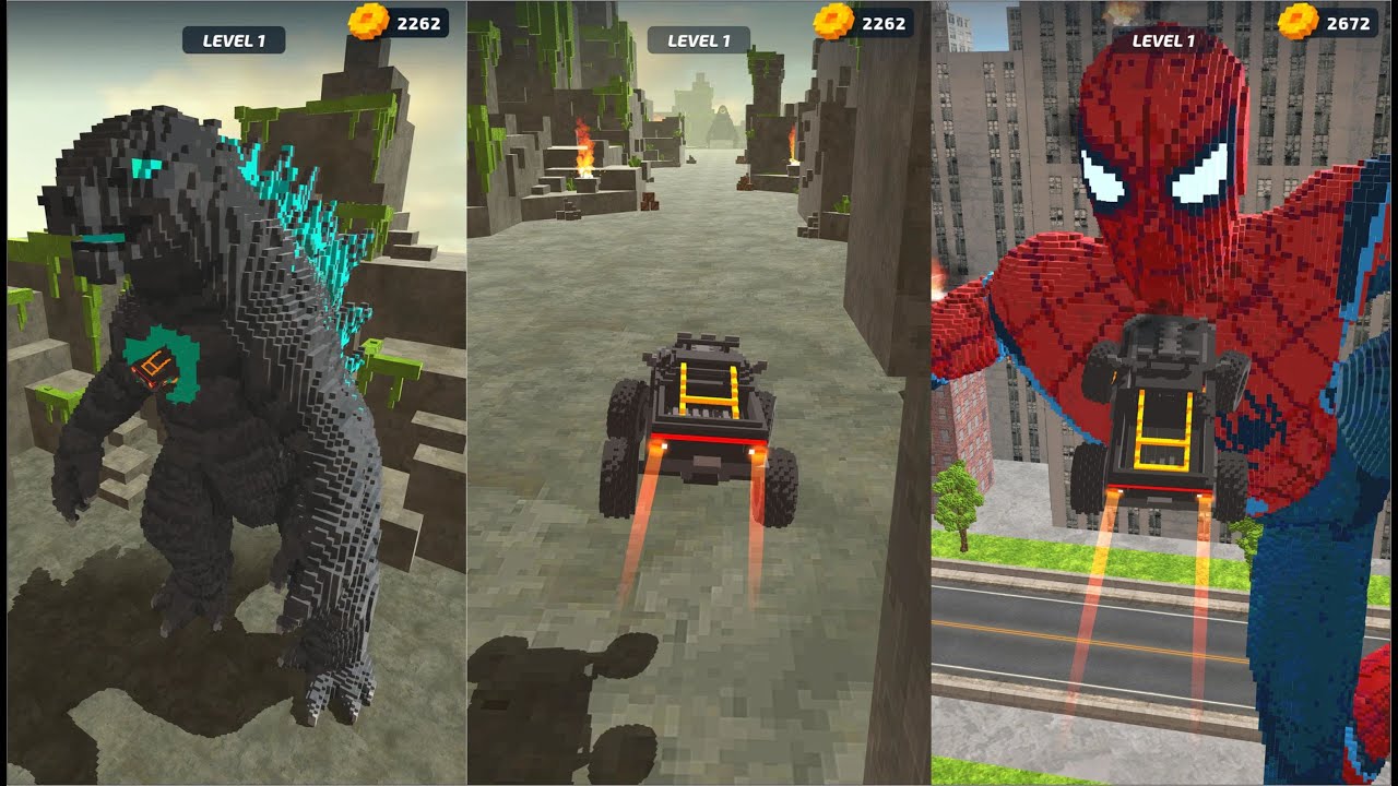 Monster Demolition Giants 3D - Gameplay Walkthrough iOS-Android - YouTube