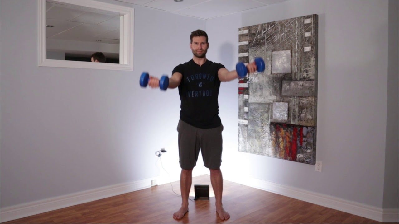 Palms Up Front Raise - YouTube
