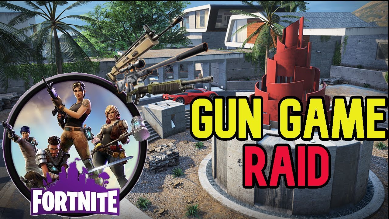 Fortnite Gun Game Call Of Duty Map | Raid | Gameplay Español - YouTube