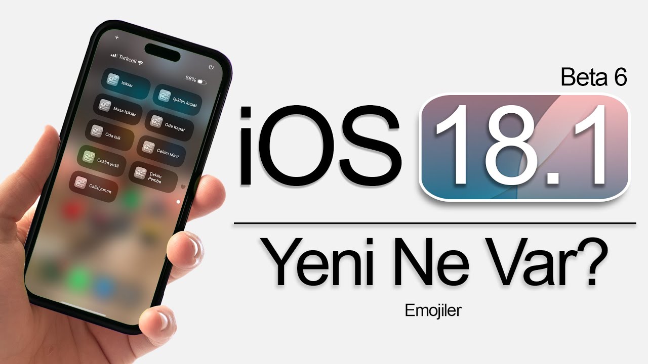 iOS 18.1 Beta 6 Çıktı! Tüm Yeni Özellikler - YouTube