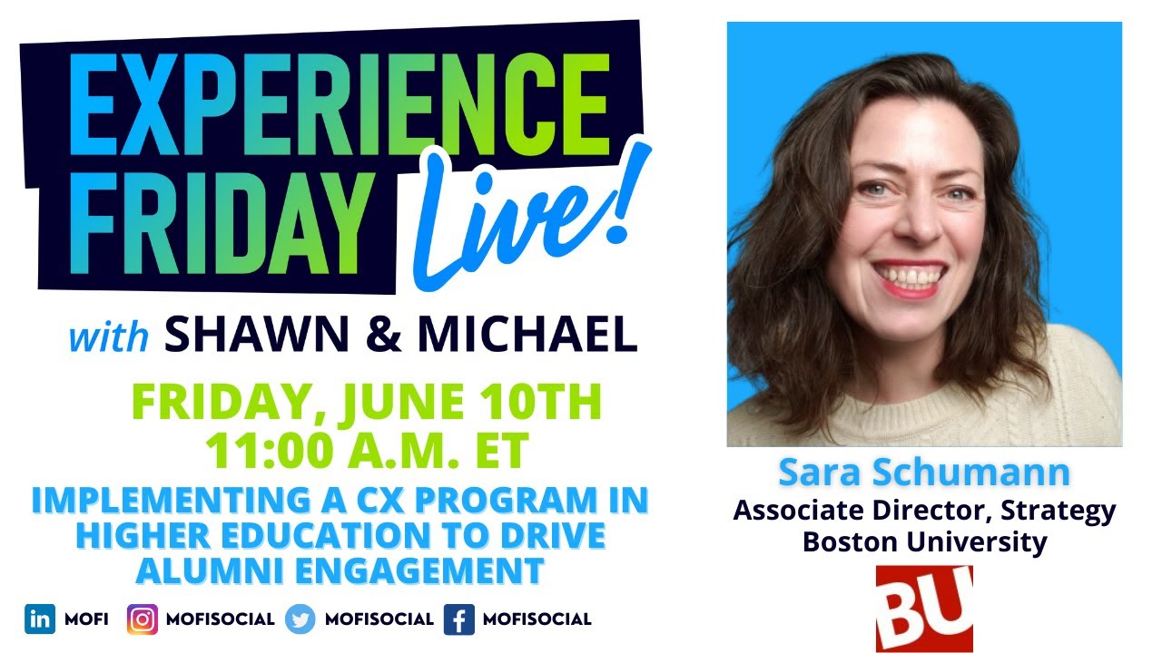Experience Friday Live! w/ Sara Schumann - YouTube