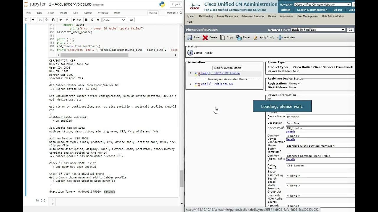 Cisco UC Automation - CUCM - Provision Jabber using Python - 02 - YouTube