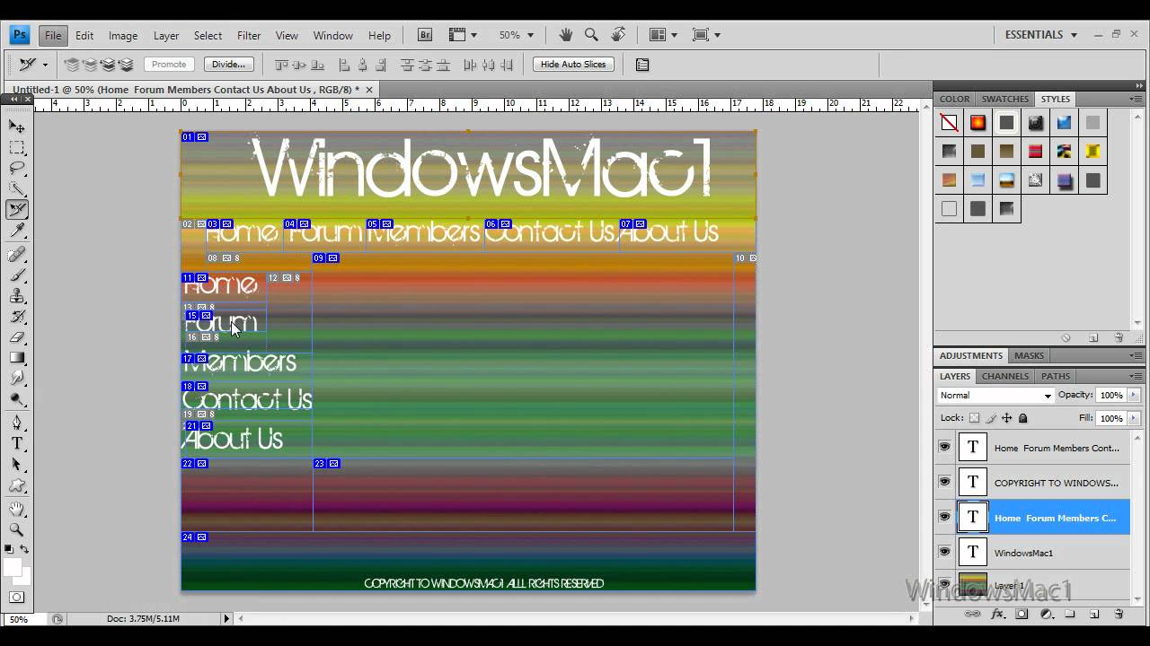 How To Make A Website In Photoshop YouTube How To Make A Website In Photoshop YouTube