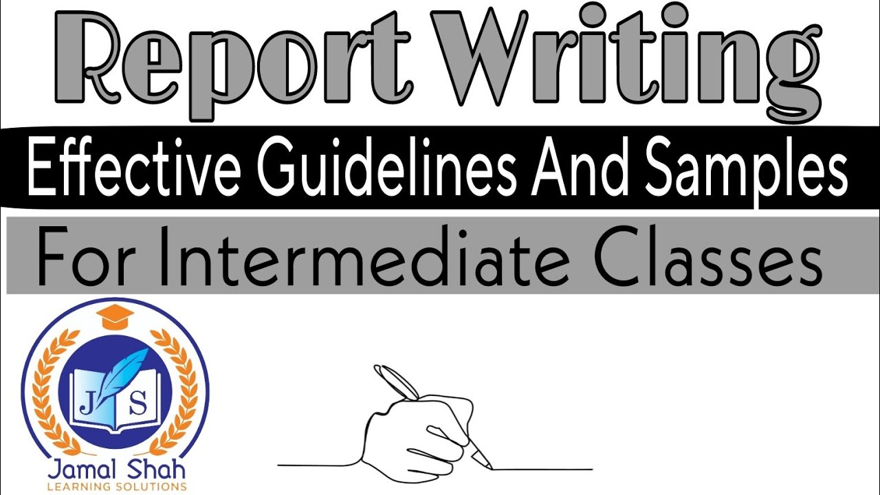 Report Writing | XI Karachi Board and Federal Board - YouTube