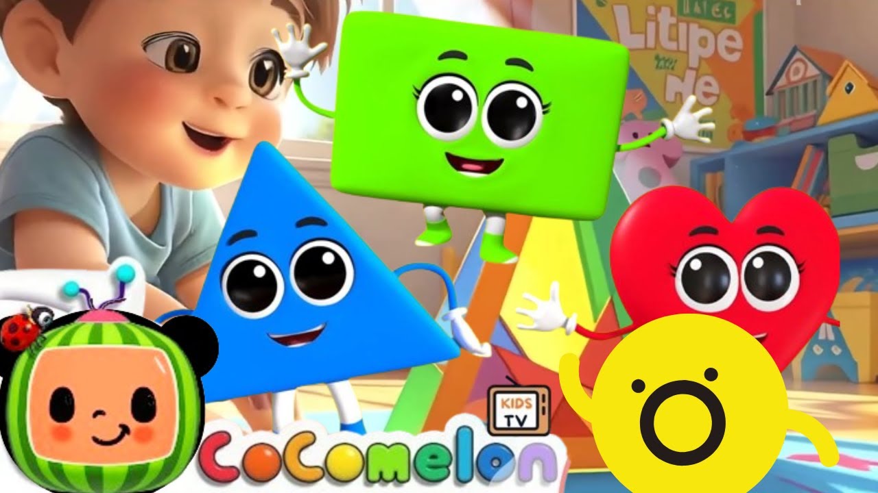 The Shapes Song | Nursery Rhymes | CoComelon Kids Songs | Kids Tv - YouTube