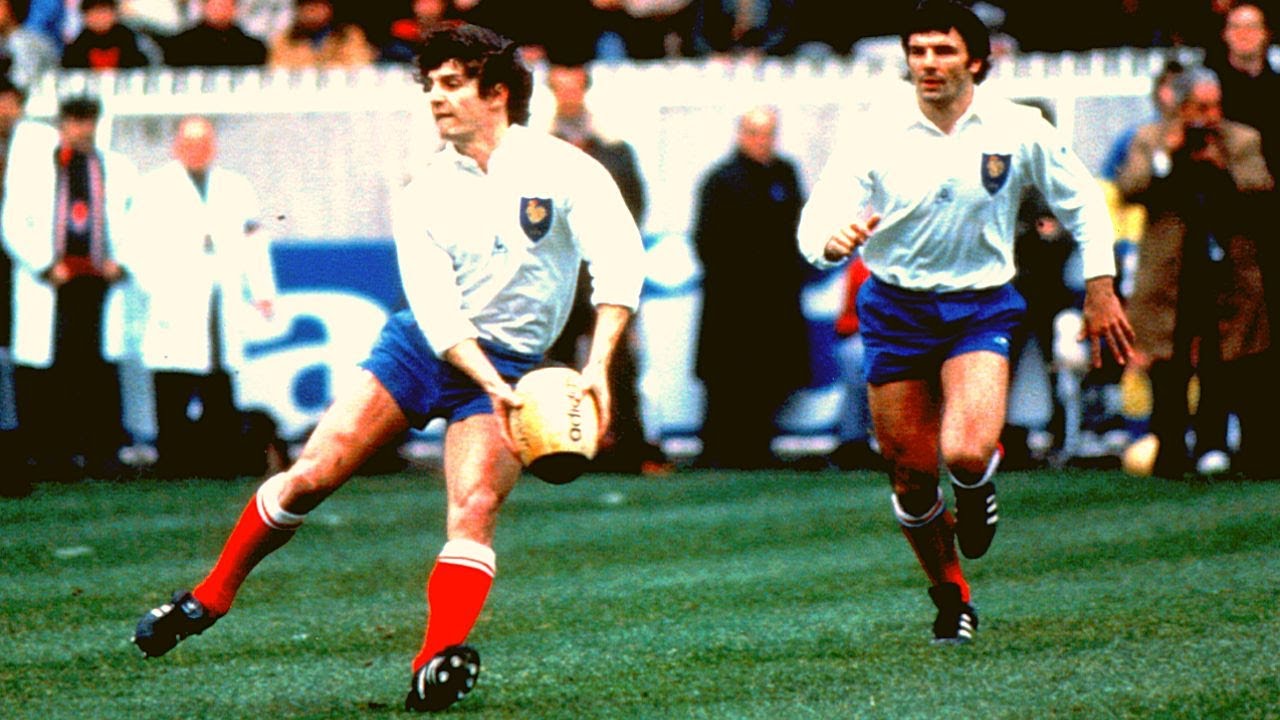 Rugby Irlande France 1985 Essai D. CODORNIOU qui prive l'Irlande du ...