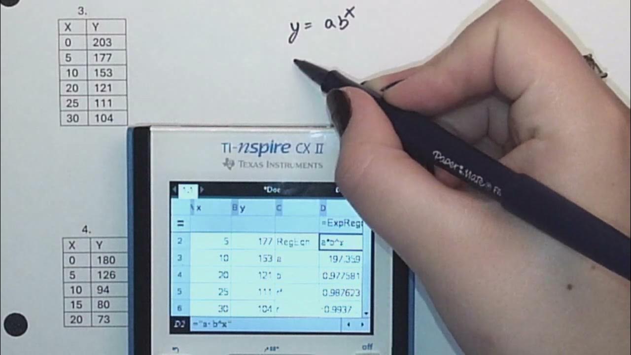 Exponential Regression - YouTube