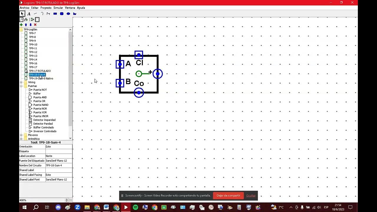 Tutorial LogiSim Uso Básico - 3 ROTULAR SUMADOR - YouTube