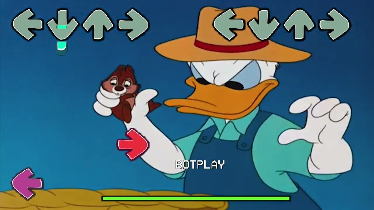 Donald Duck in Friday Night Funkin // Too Slow fnf be like in Donald ...