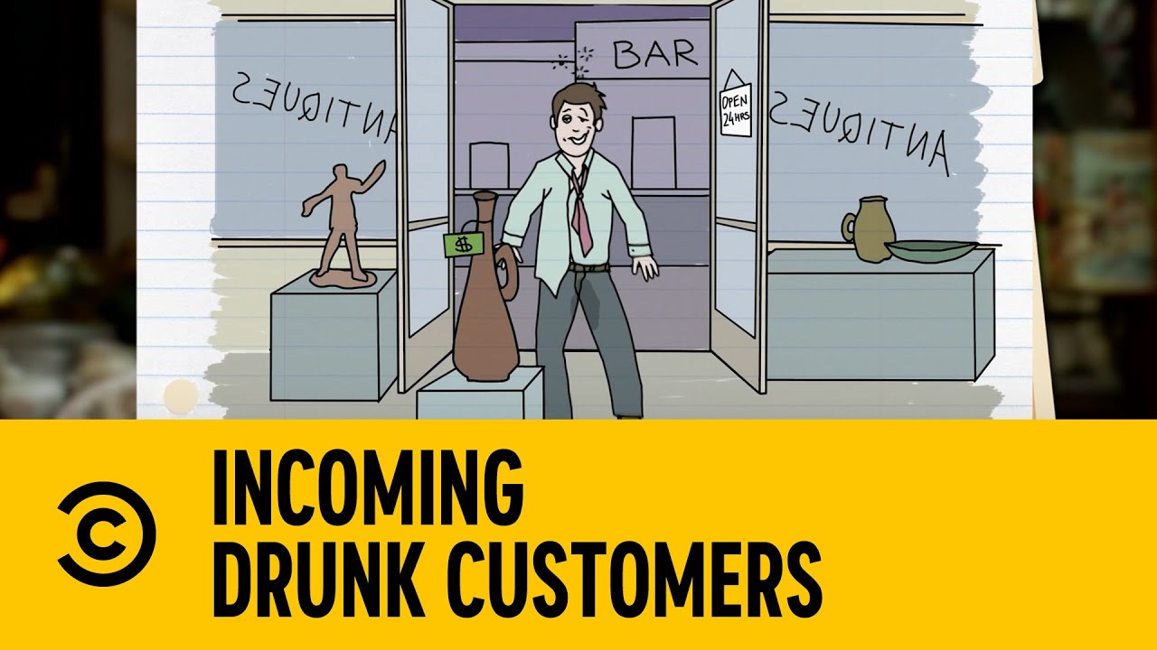 Incoming Drunk Customers | Nathan For You | Comedy Central Africa - YouTube