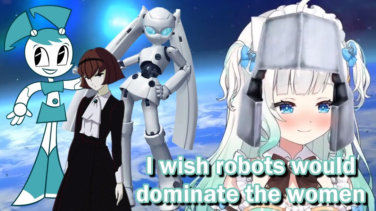 Mint REALLY LIKES Robots 【Maid Mint Fantome】 - YouTube