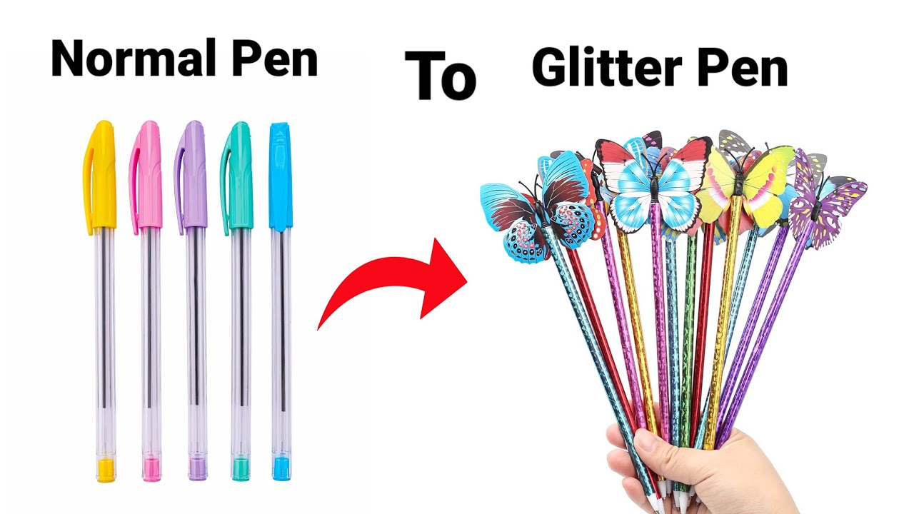 How to make Beautiful Pen Decoration/Diy Homemade Pen decoration/Easy ...