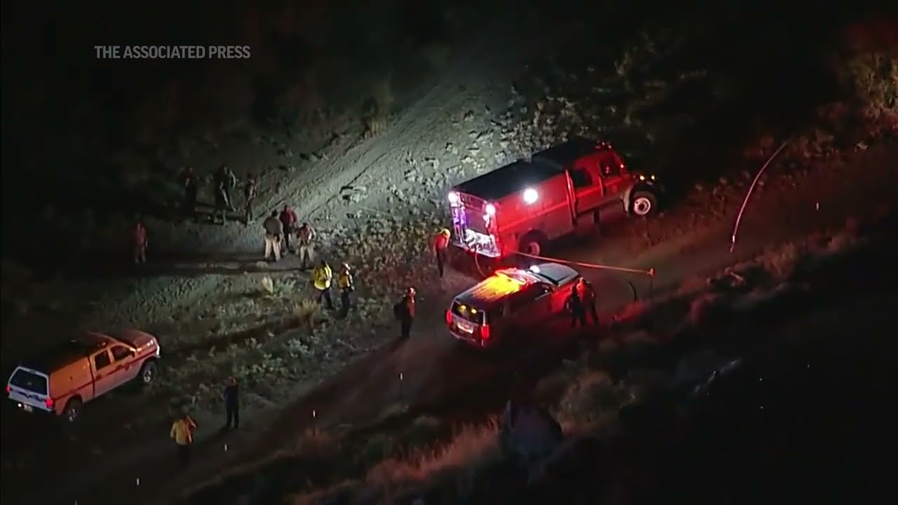 Firefighting helicopters collide over Southern California desert ...