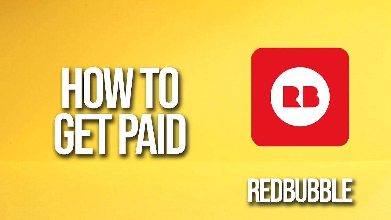 How To Get Paid Redbubble Tutorial - YouTube