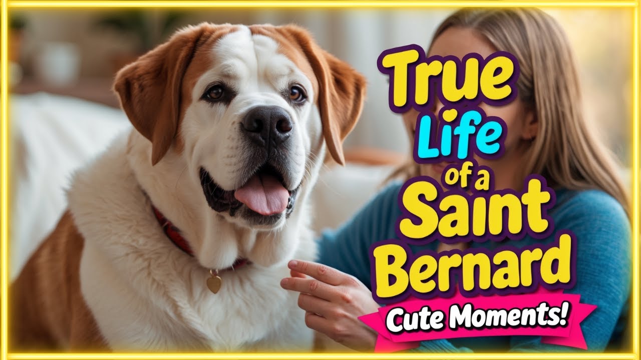The True Life of a Saint Bernard: Cute and Real Moments That Will Melt ...