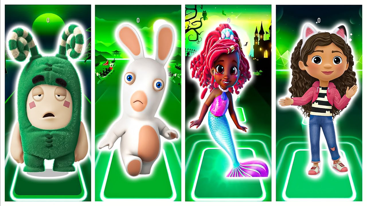 ⏩Oddbods Soccer Football 🆚 Rabbids Invasion 🆚 Disney Junior's Ariel 🆚 ...