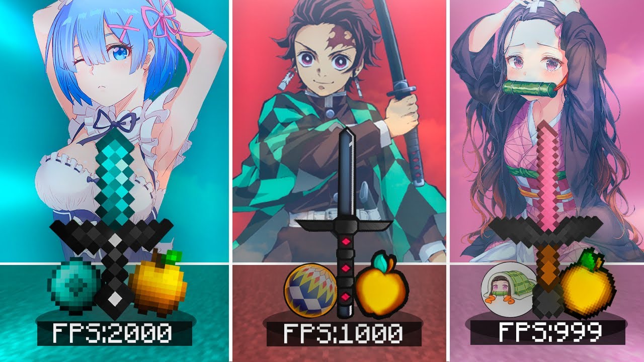 Minecraft anime texture pack 1.13 - volftrends