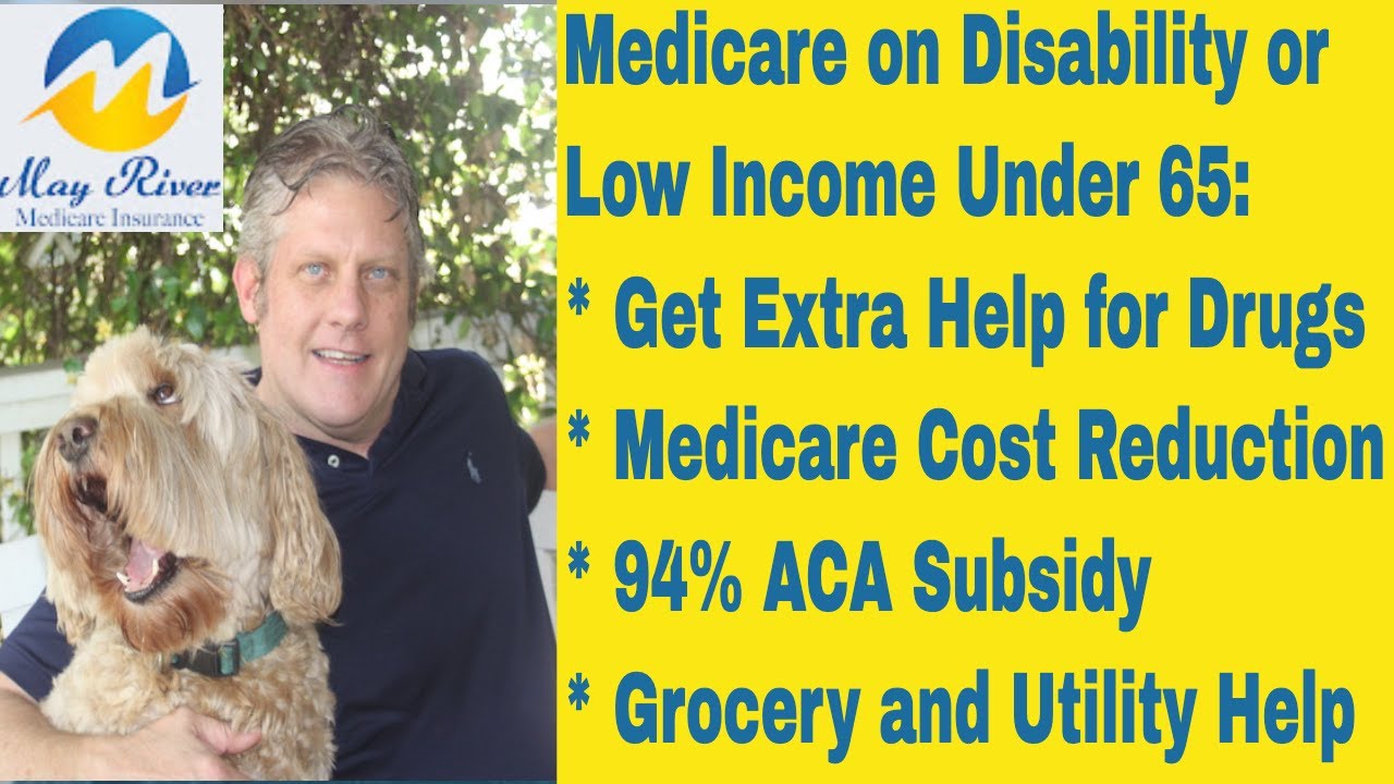 Medicare on Disability under 65. Low income Medicare. Get extra help ...