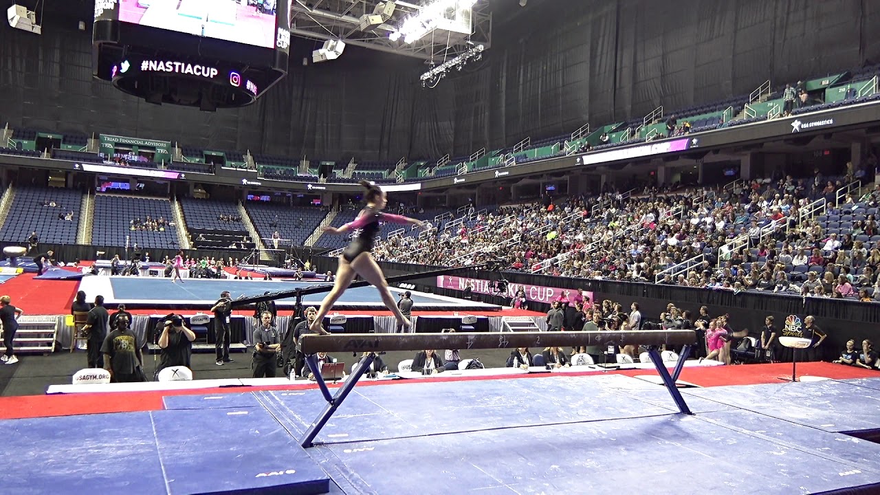 Faith Torrez - Balance Beam - 2019 Nastia Liukin Cup - YouTube