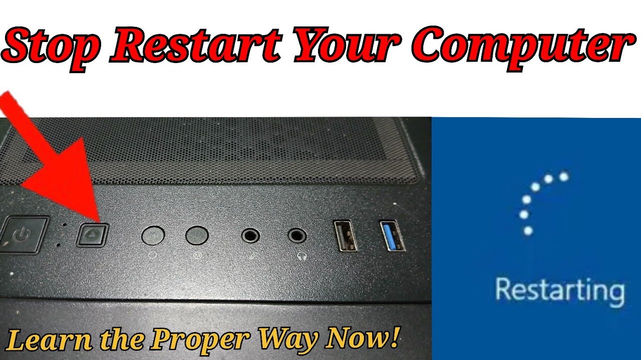 How to Restart Your Computer | Computer Ko Restart Karne Ka Sahi Tarika ...