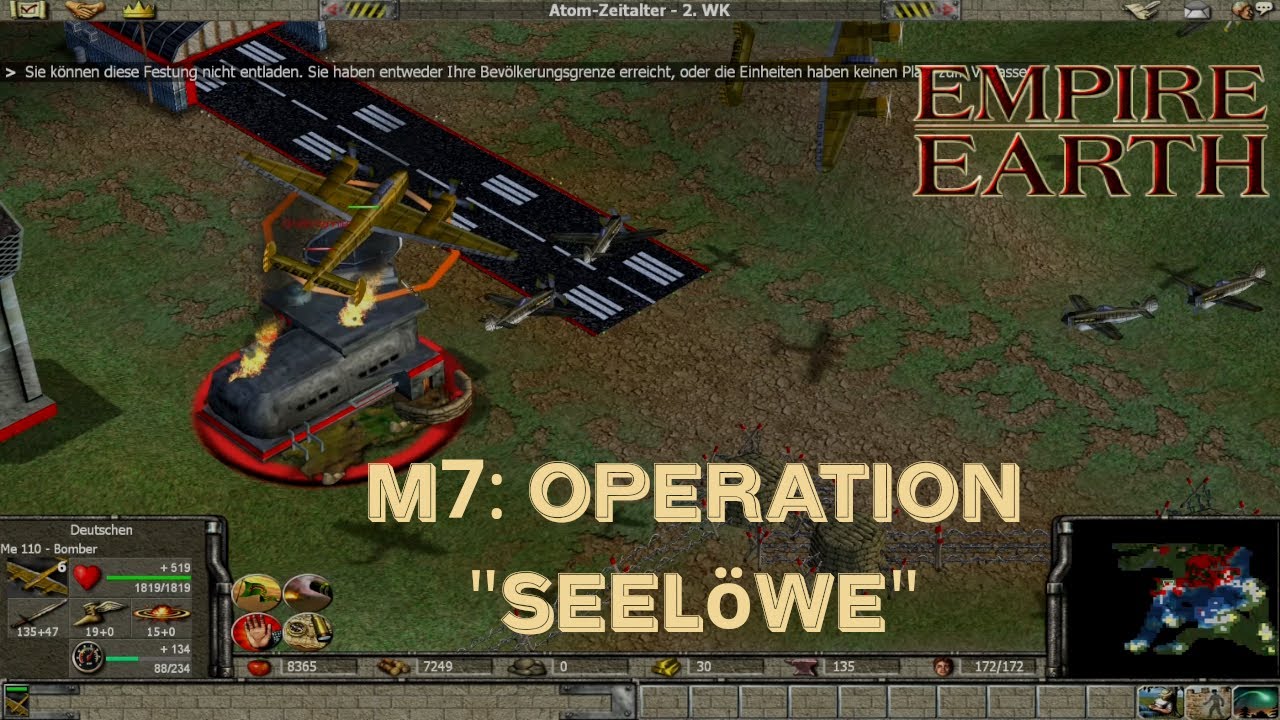 Mission 7: Operation "Seelöwe" (Deutsche Kampagne) | Empire Earth - YouTube