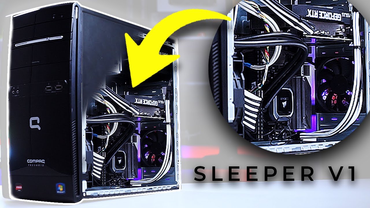 Building a SLEEPER PC - Compaq Presario Sleeper PC Mod - YouTube