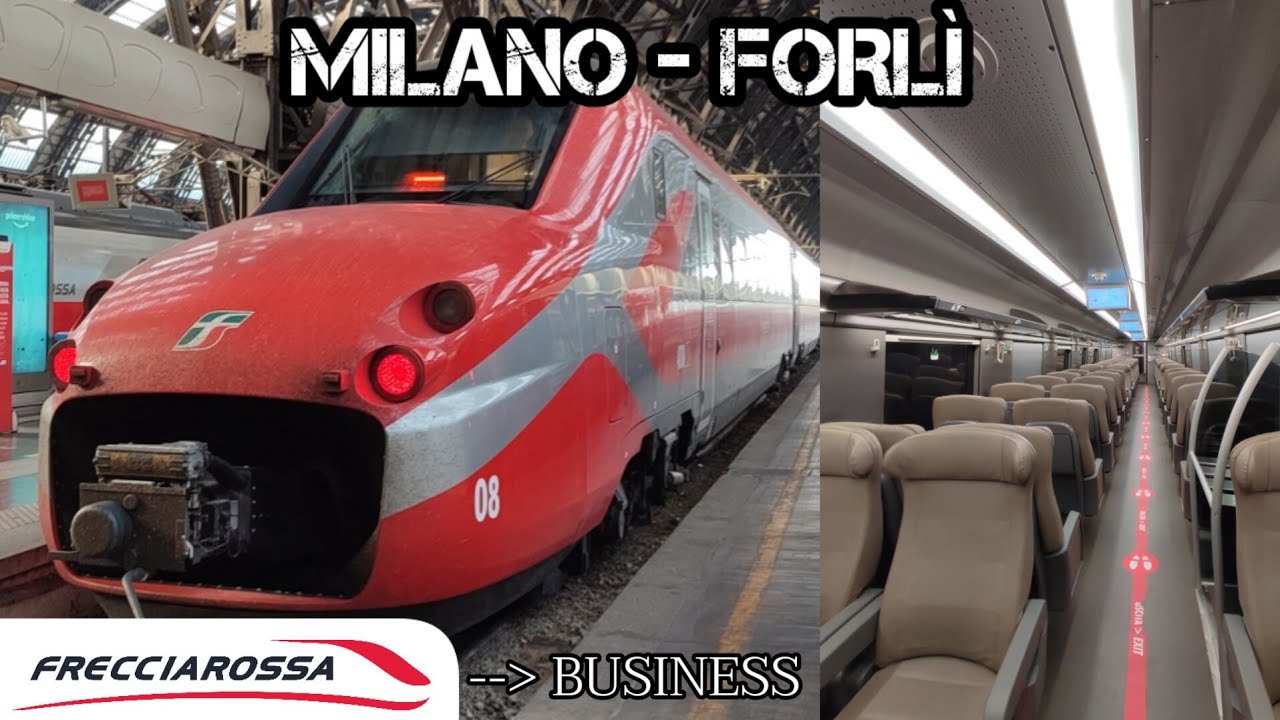 A BORDO ETR700 in LIVREA FRECCIAROSSA da MILANO C.LE a FORLÌ in livello ...
