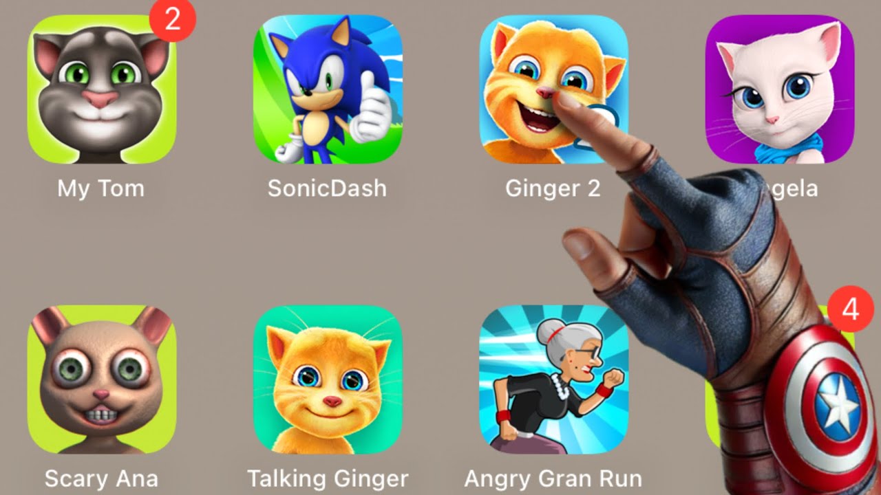 Ginger 2, Sonic Dash, Android IOS Gameplay, USA American Gaming ...