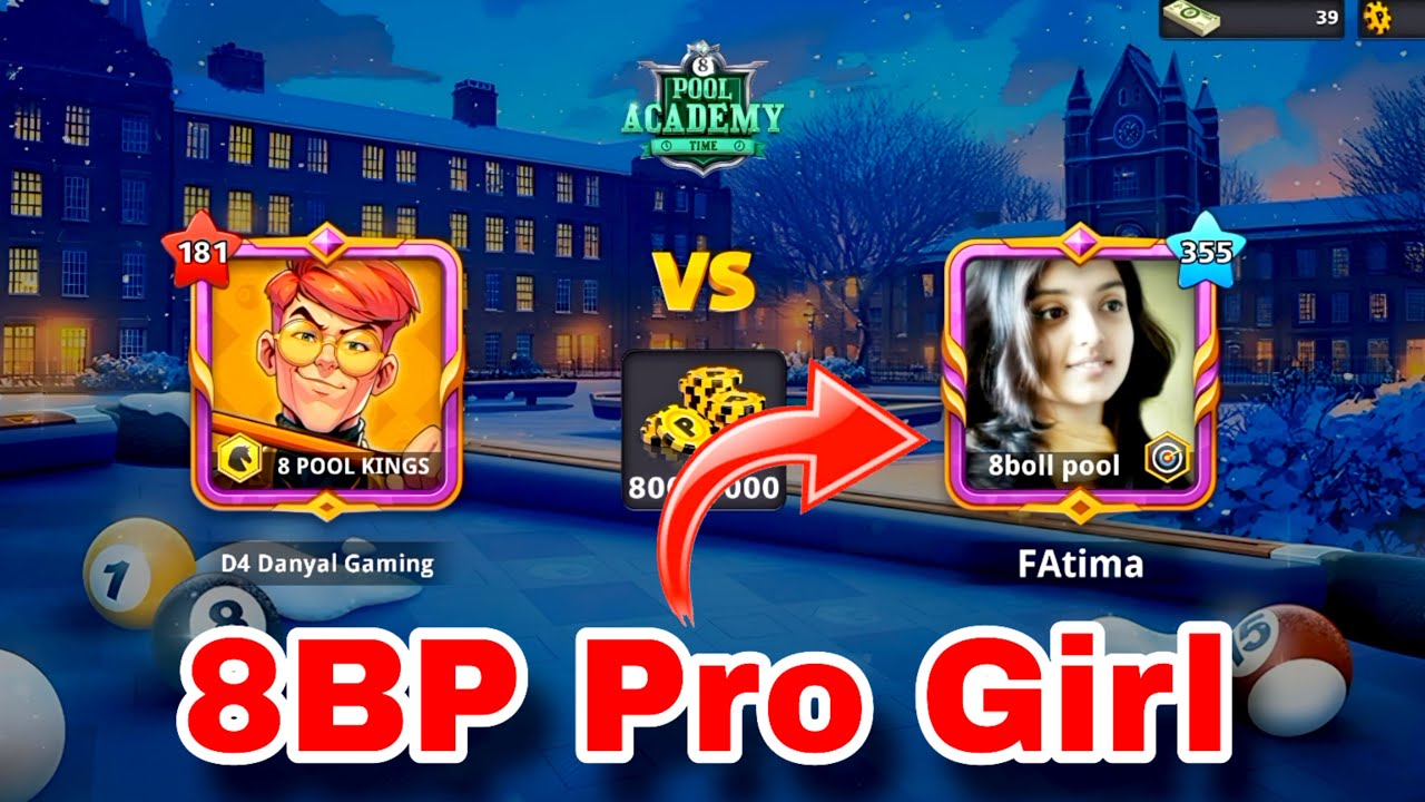 8 Ball Pool - Pro Girl's Gameplay - YouTube