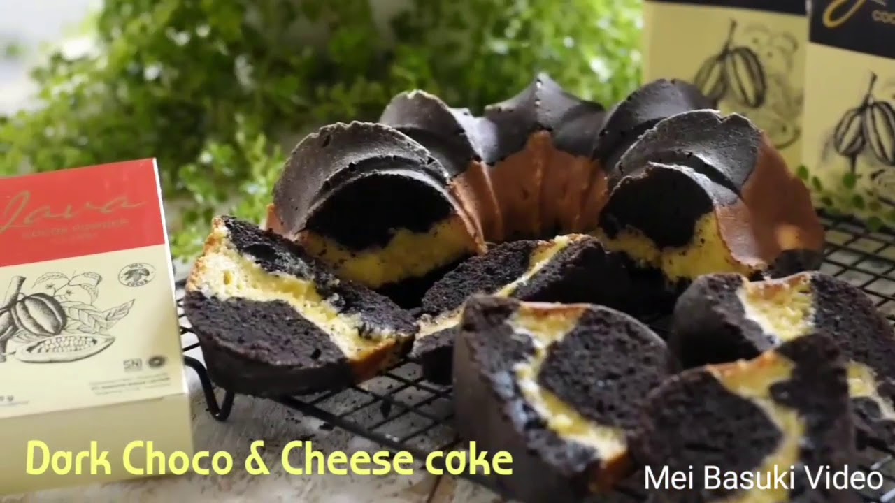 Dark Choco & Cheese Cake #chococheesecake - YouTube