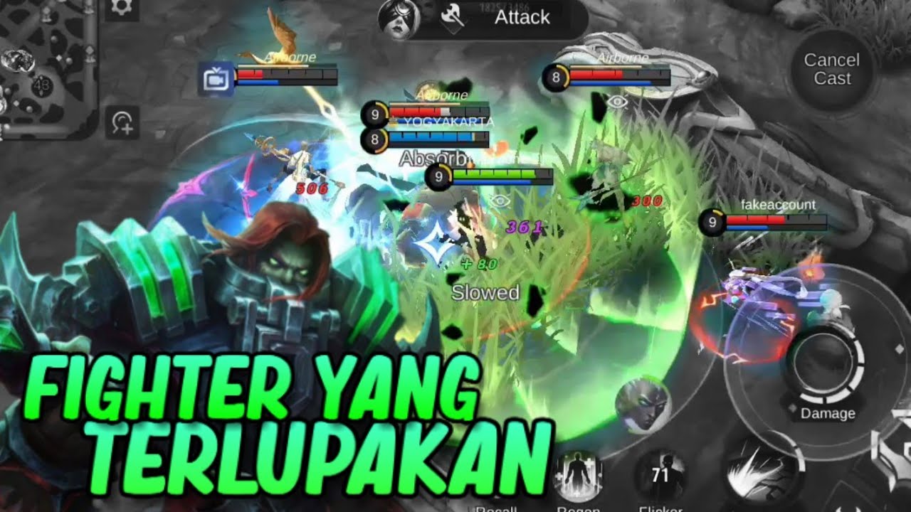 GAMEPLAY TERIZLA || Hero Fighter Yang Terlupakan || Mobile Legends Bang ...