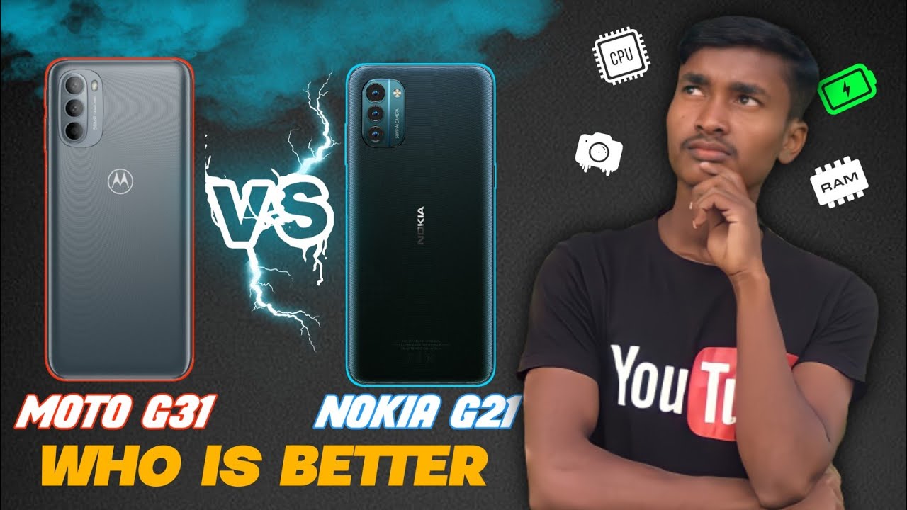 Nokia G21 VS Moto G31 | Full Comparison Video (Hindi) - YouTube