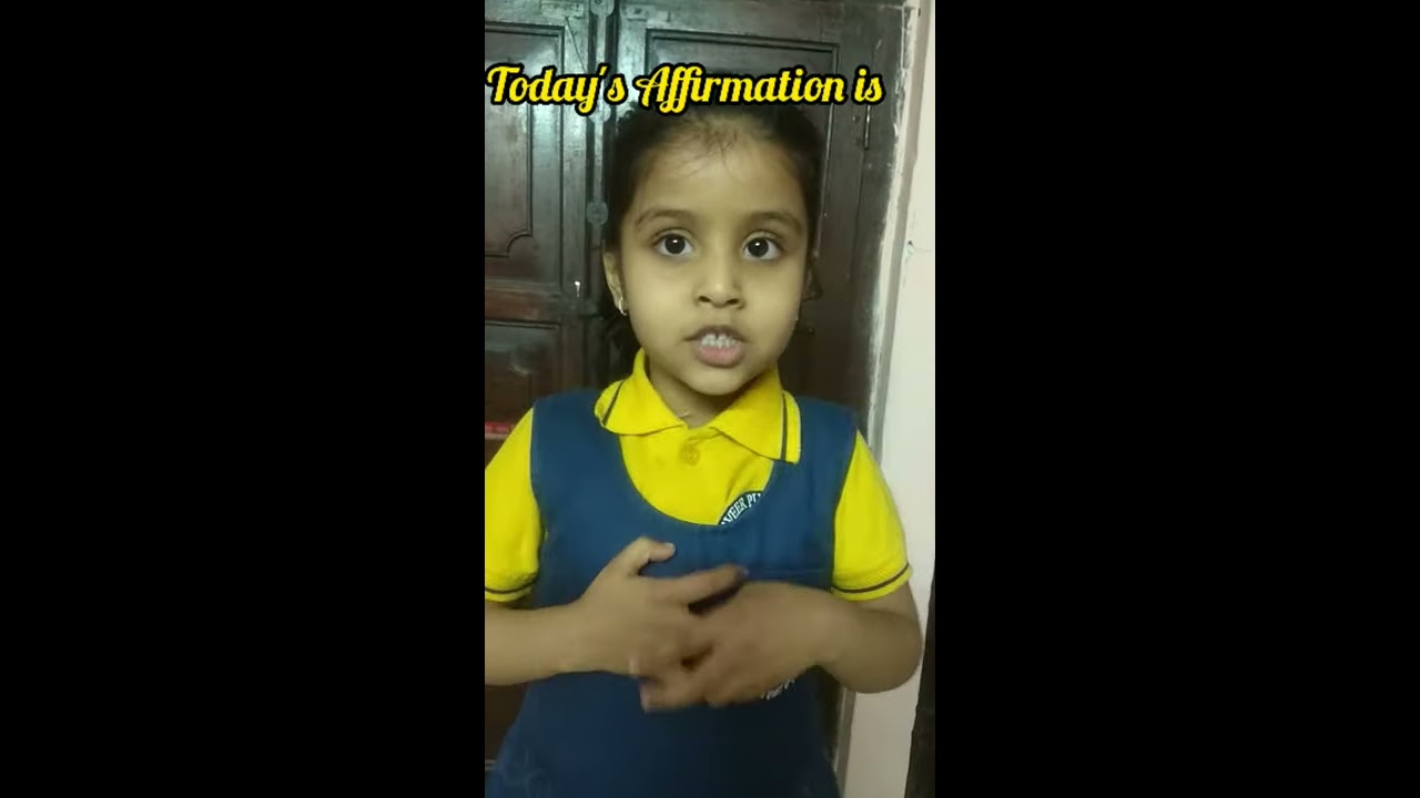 Affirmation Vedios Of 5 Year Old Kid YouTube Affirmation Vedios Of 5 Year Old Kid YouTube