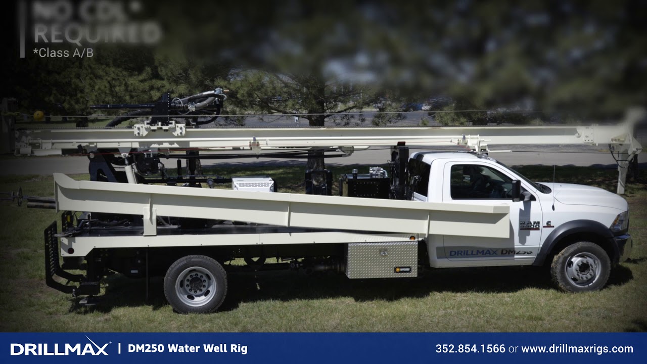 DRILLMAX® DM250 Water Well Rig - YouTube