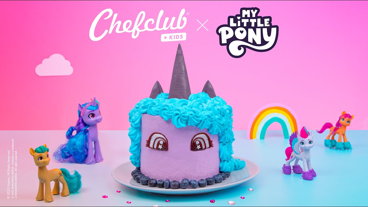 Izzy's Wonderful Unicorn Cake 🦄😍 Cook as a family with My Little Pony ...