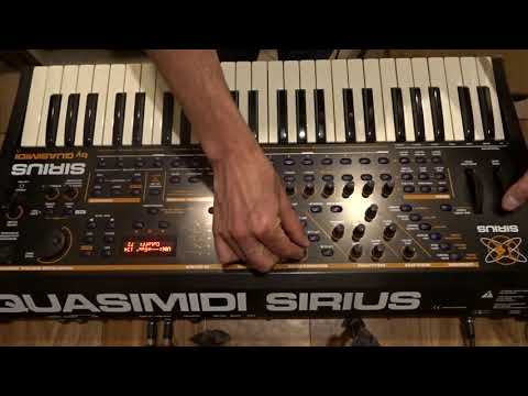 Quasimidi SIRIUS demo - YouTube