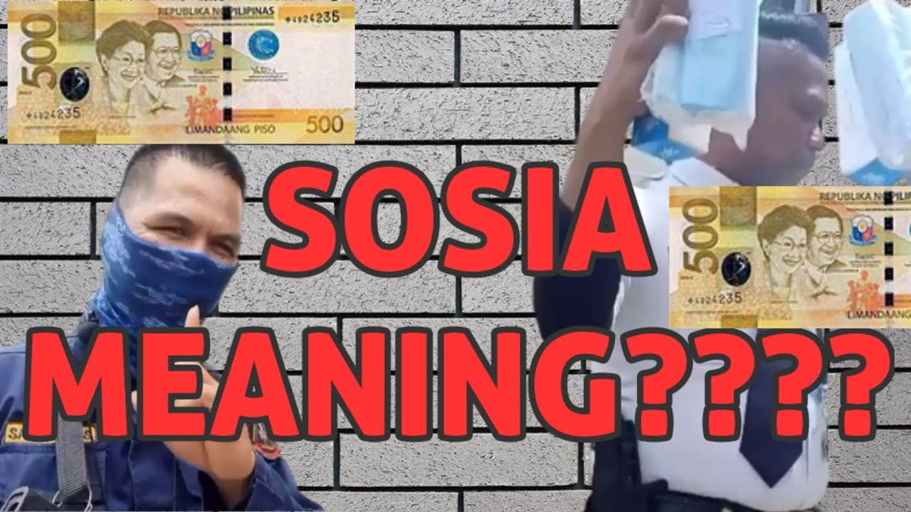 SOSIA MEANING - YouTube