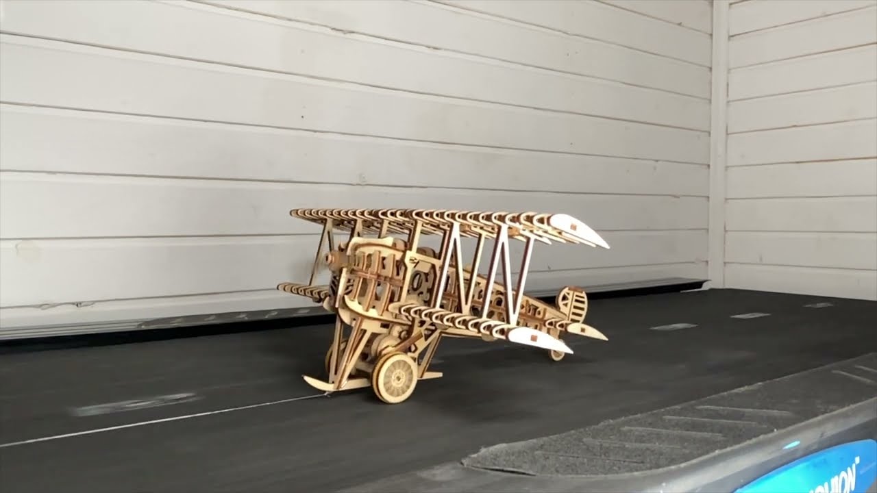 Will It Fly? DIY Wooden Plane Takeoff Test - YouTube