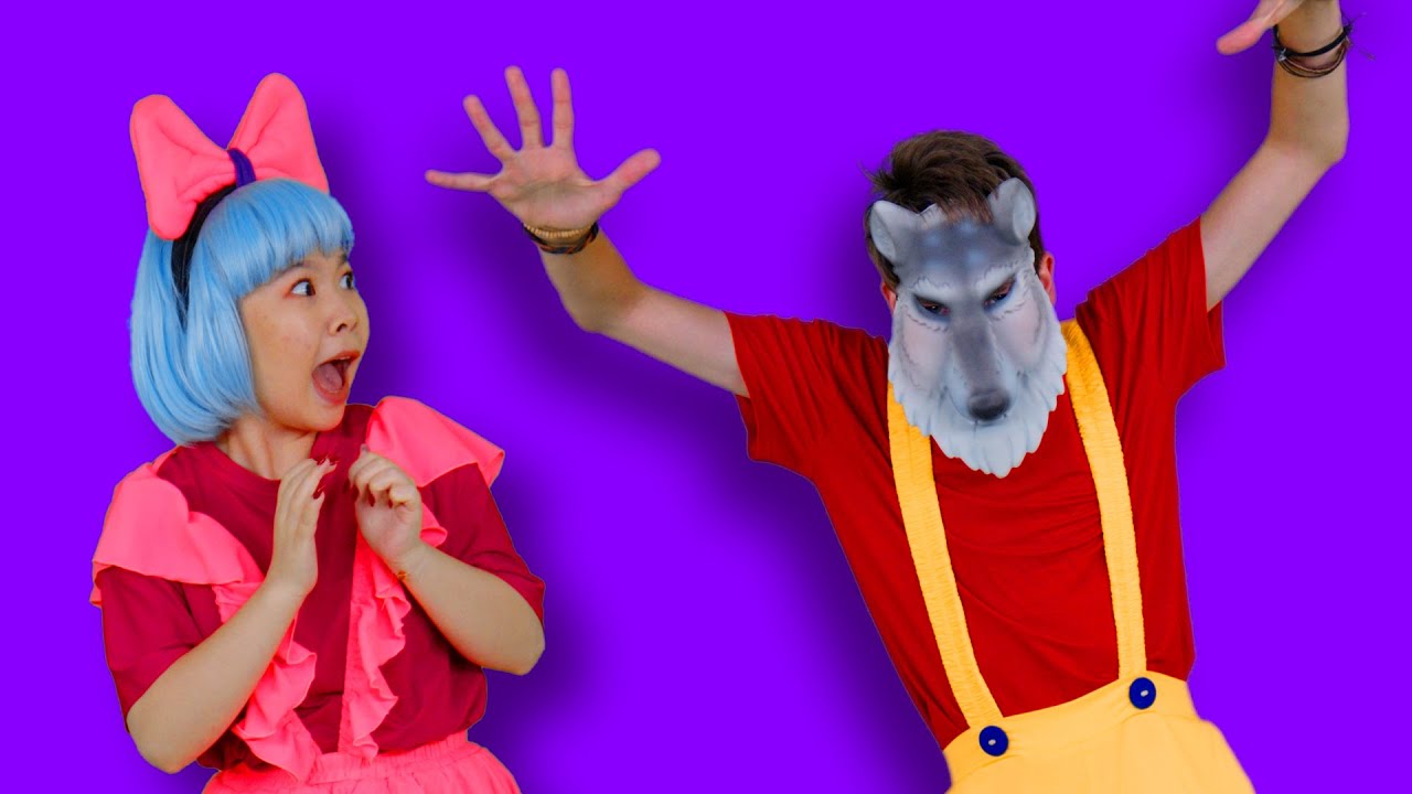 Big Grey Wolf Go away! + More | Kids Funny Songs - YouTube