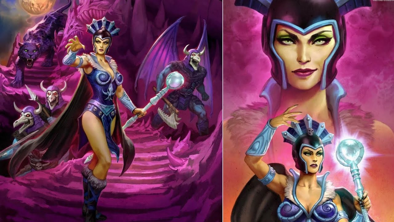 New Masters of the Universe Evil Lyn Masterverse Package artwork ...