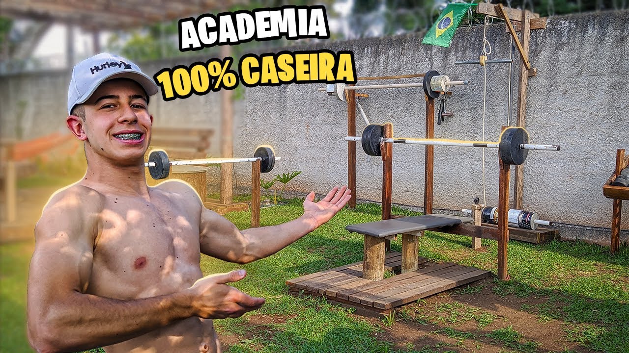 MINHA NOVA ACADEMIA CASEIRA!!! - YouTube