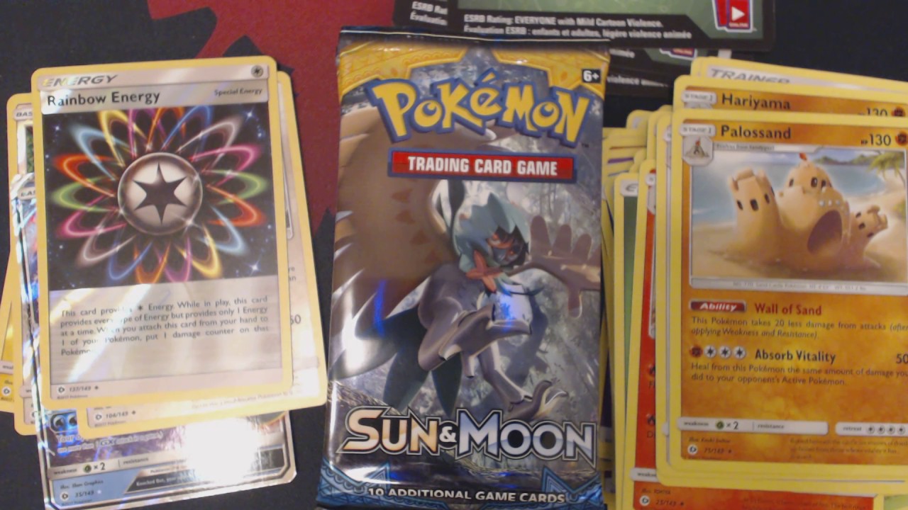 Sun and Moon 9 Booster Packs Opening 1 Pokemon TCG - YouTube