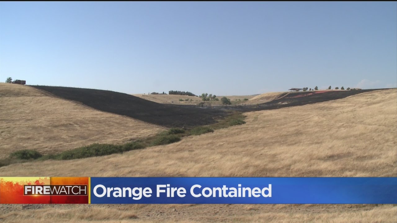 Orange Fire Contained - YouTube
