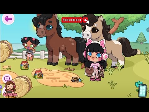Kuda Nasya dan Becca Lucu Sekali #avatarworld #safeeragaming #game ...