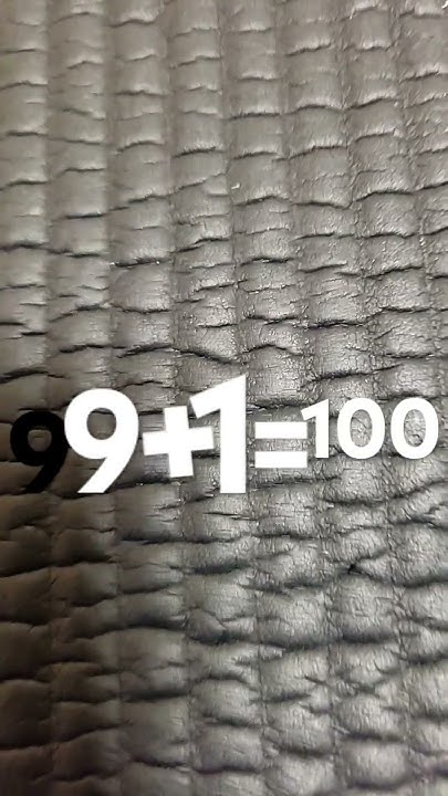 9+1=100?!??! - YouTube
