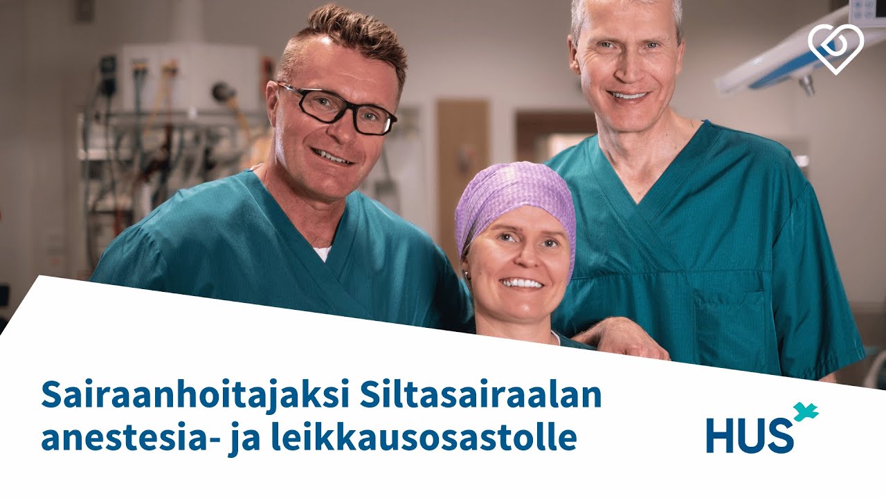 Sairaanhoitajana Siltasairaalan anestesia- ja leikkausosastolla 🤗 ...
