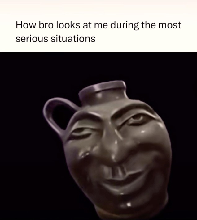 How bro looks at me during the most serious moments 💀#trynottolaugh # ...