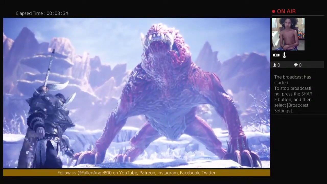 Hunting a Ebony Odogaron (Monster Hunter World Ice Borne) - YouTube
