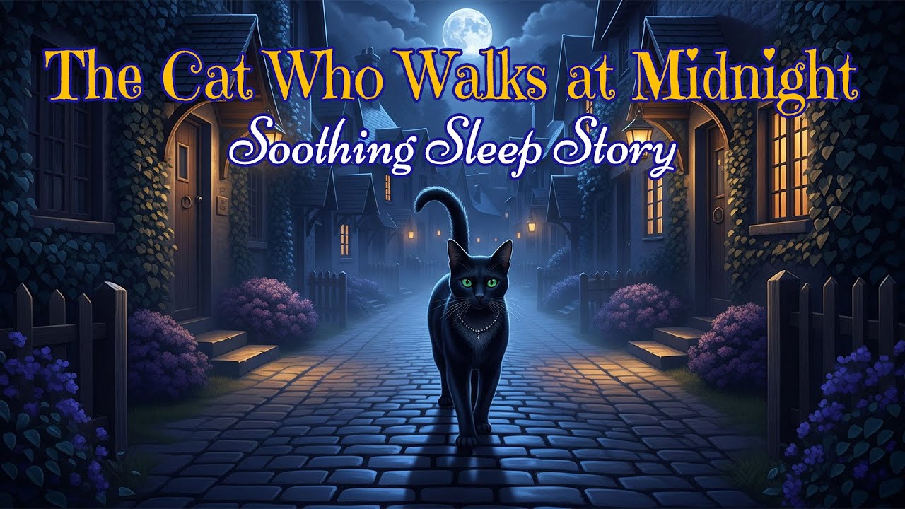 Bedtime Fairy Tale Sleep Story | The Cat Who Walks at Midnight 🌙 - YouTube